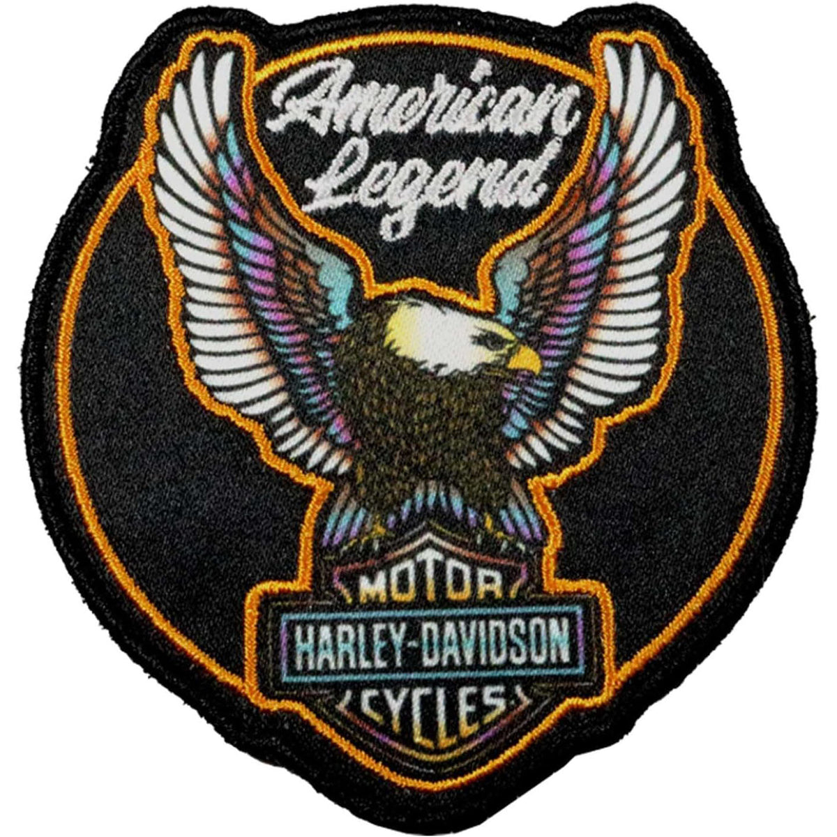 Harley-Davidson Timeless Eagle Embroidered Emblem 3 in. Sew-On Patch, – Daytona Harley-Davidson