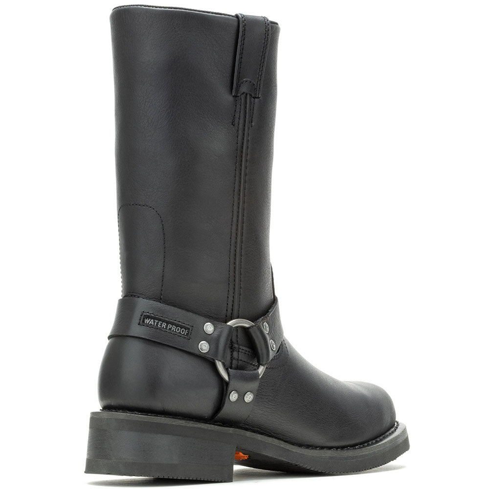 Harley-Davidson Men's Hustin Skull Waterproof Motorcycle Boots, Black – Daytona Harley-Davidson