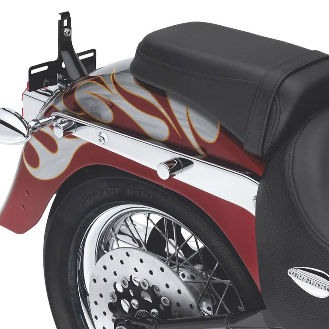 Harley-Davidson Small Rear Docking Hardware Cover Kit, Chrome 48035-09 ...