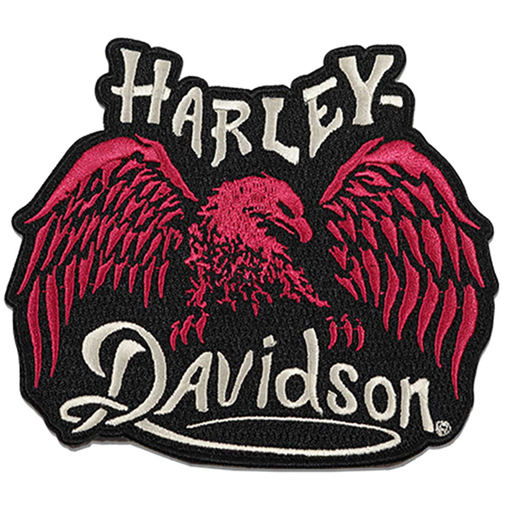 Harley-Davidson 5 in. Embroidered Dark Wing Emblem Sew-On Patch, Black ...