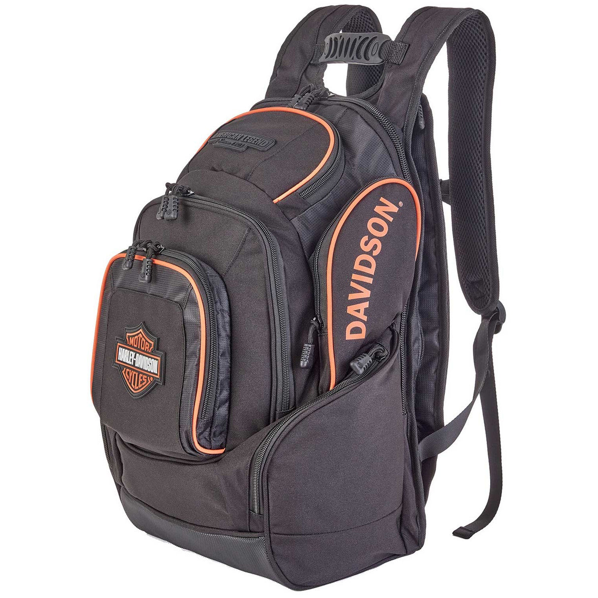 Harley-Davidson Bar & Shield Legend Rugged Polyester Backpack, Black/O ...