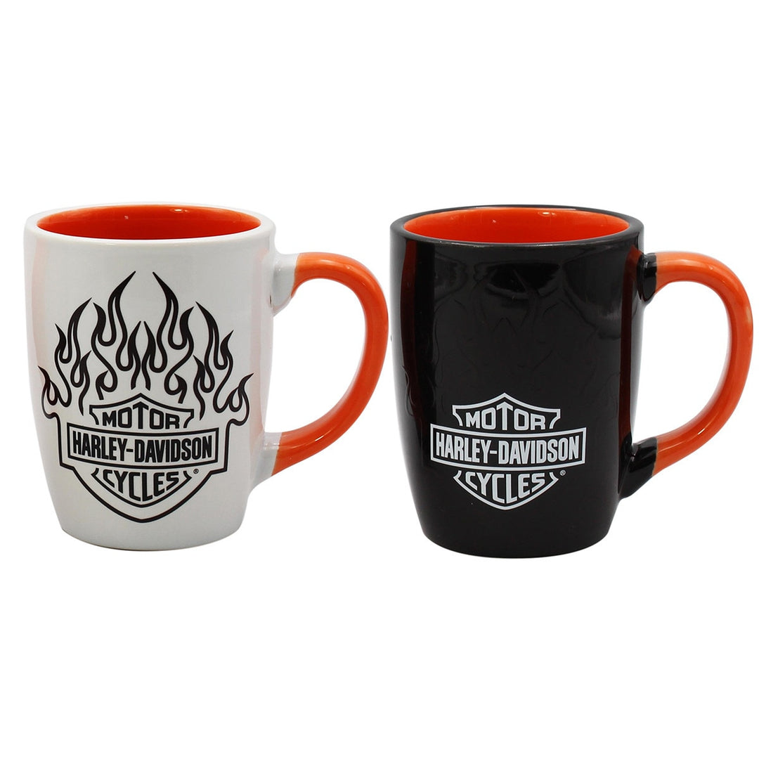Harley-Davidson Outlined Flames 15 oz. Color Changing Ceramic Coffee M ...