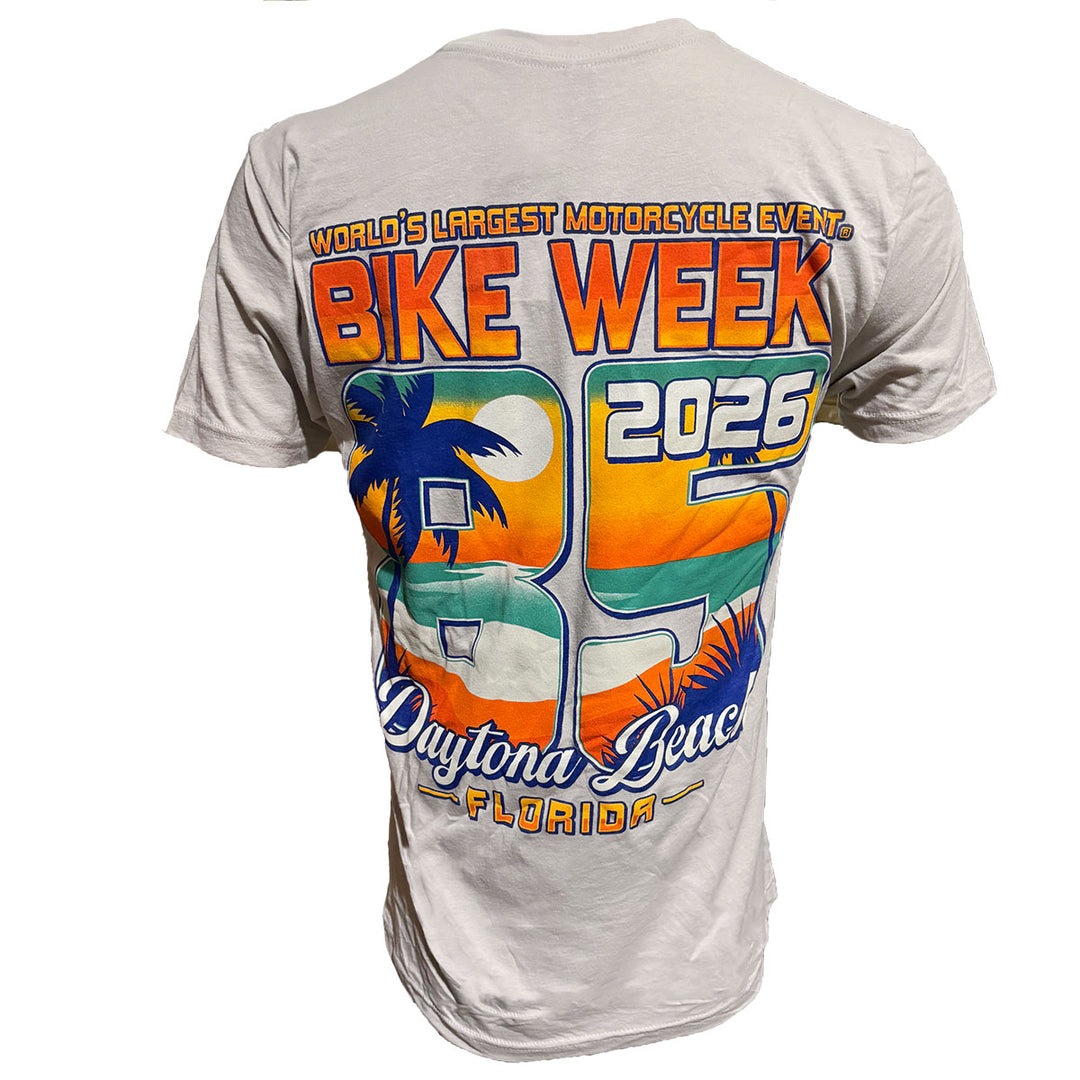 Official Daytona Bike Week 2026 Men's Official Logo Short Sleeve Shirt ...