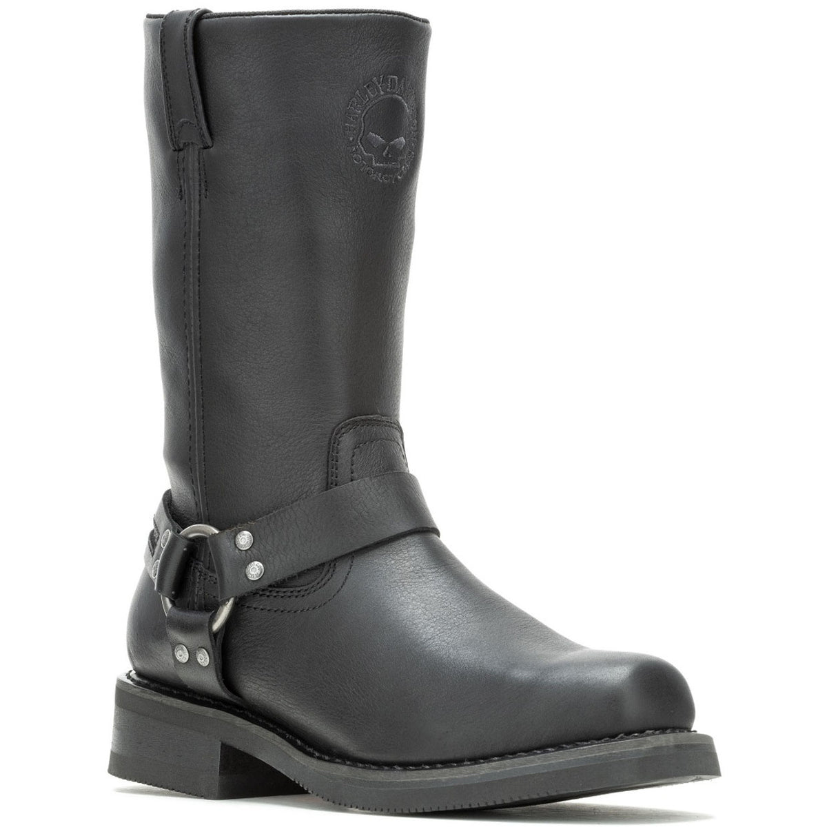 Harley-Davidson Men's Hustin Skull Waterproof Motorcycle Boots, Black ...