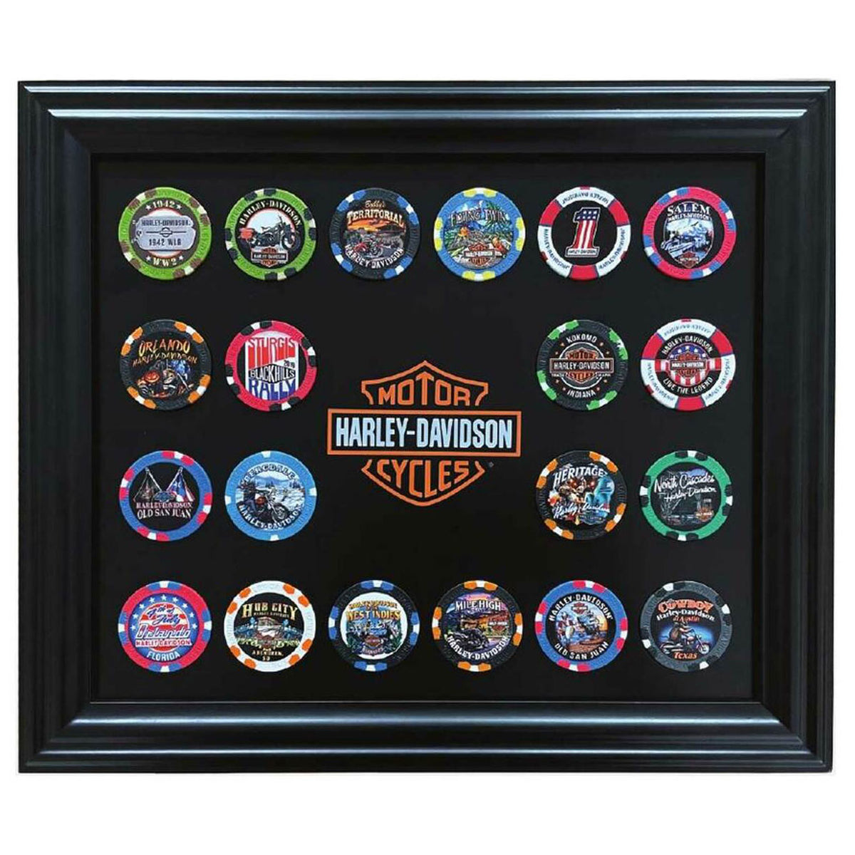 Casino Chip Display Case