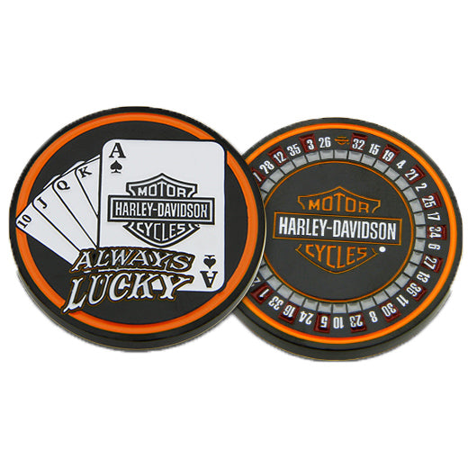 Always Lucky Challenge Coin 8009342 – Daytona Harley-Davidson